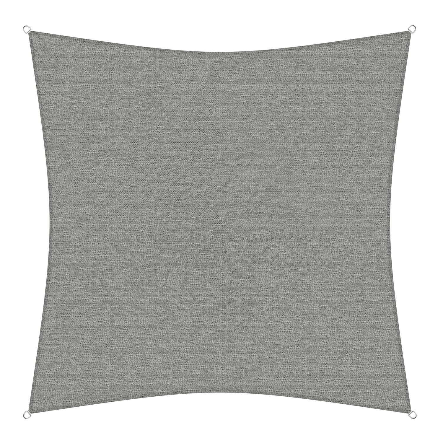 Professional Shade Sail, 3 x 3 m, grey-silver | sunprotect shade sails