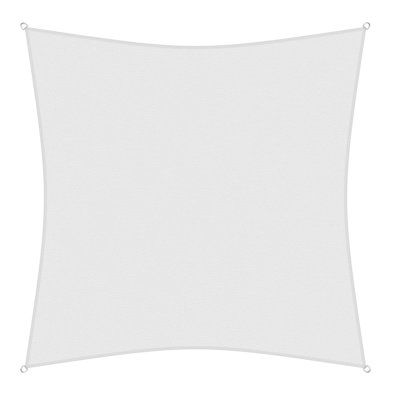 Professional Shade Sail, 3 x 3 m, white | sunprotect shade sails
