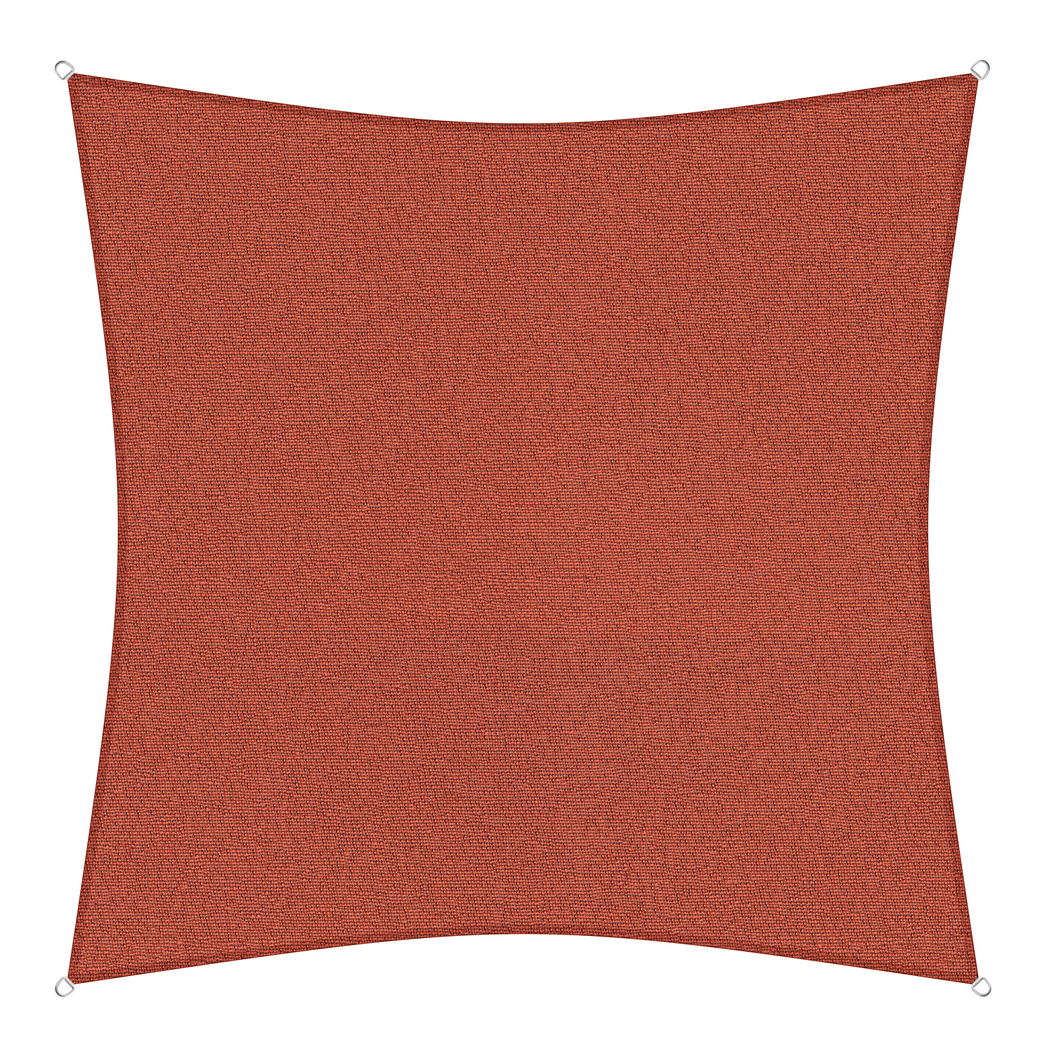 Professional Shade Sail, 3.6 x 3.6 m, red | sunprotect shade sails